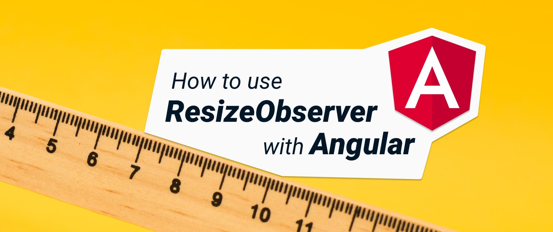 How to use ResizeObserver with Angular